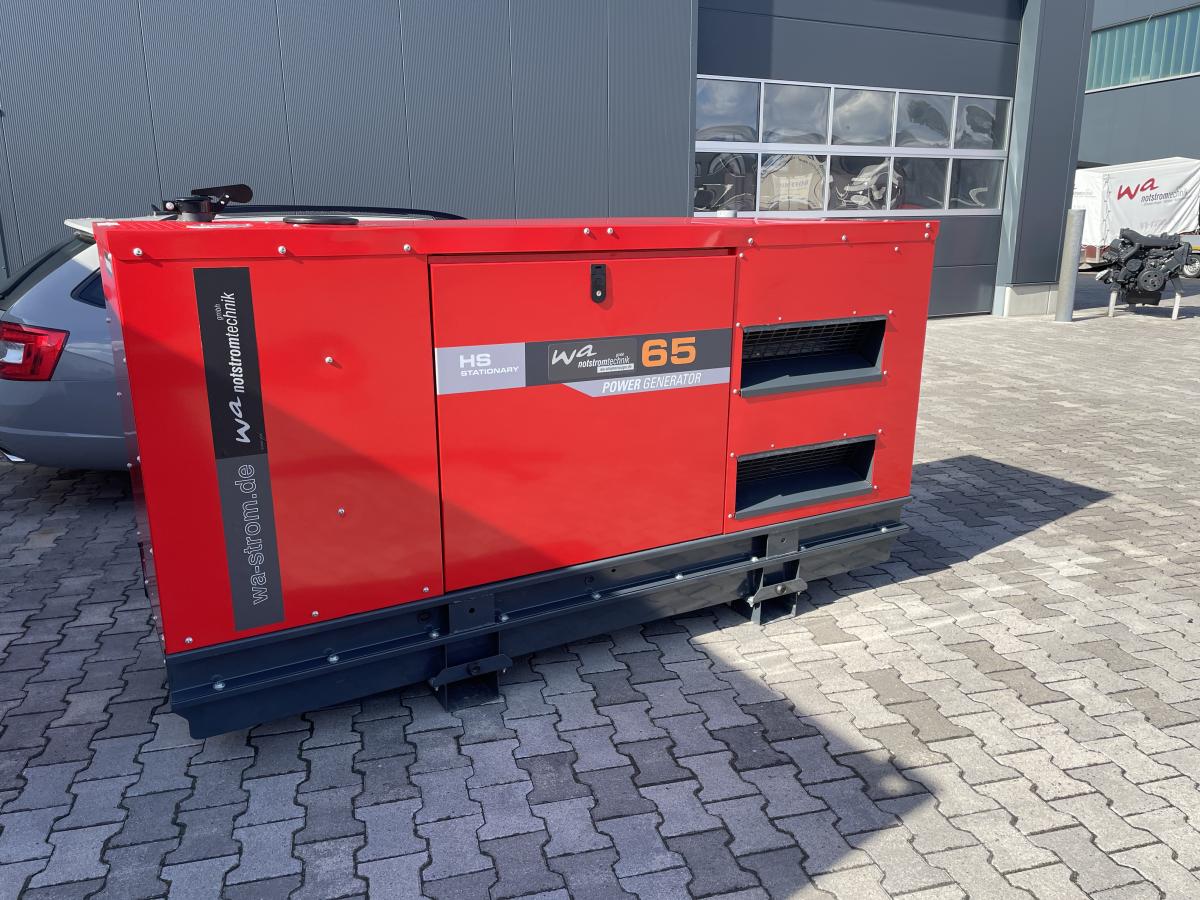 Verkauft - Notstromaggregat 60 kVA als Schallgedämmte Notstromanlage ...