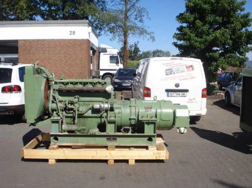 Verkauft Notstromaggregat 100 kVA mit Mercedes Motor OM 346